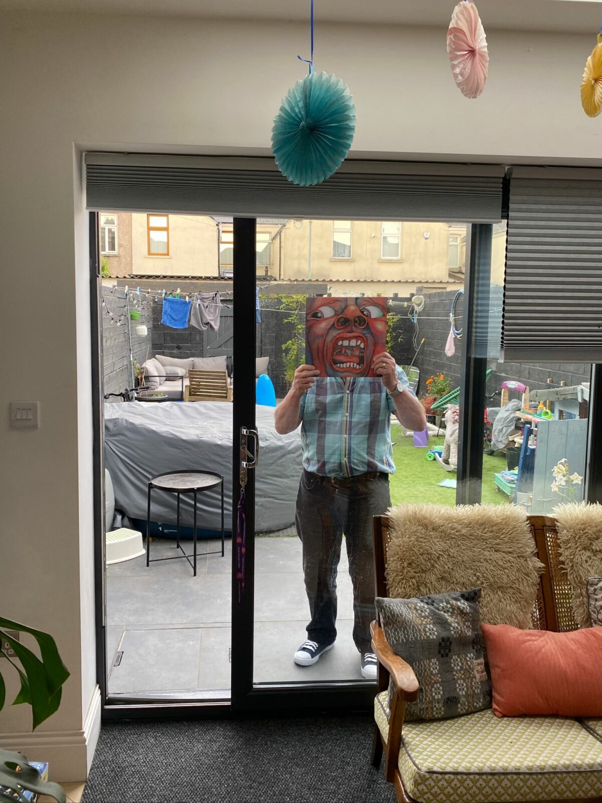 Sleeveface - one or more persons obscuring or augmenting any part of ...